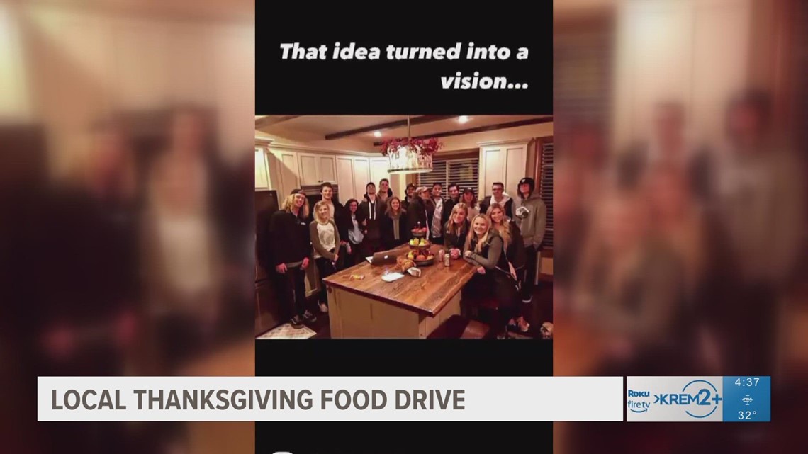Local Thanksgiving food drive hands out food to those in need | krem.com