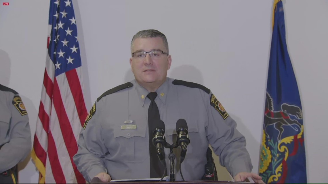 Pennsylvania law enforcement press conference on arrest in murders of University of Idaho ...