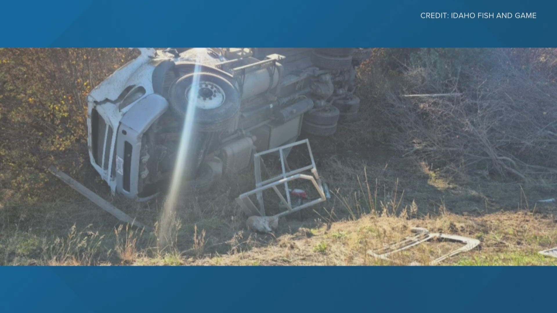 3,000 fish die in IDFG hatchery truck rollover crash | krem.com