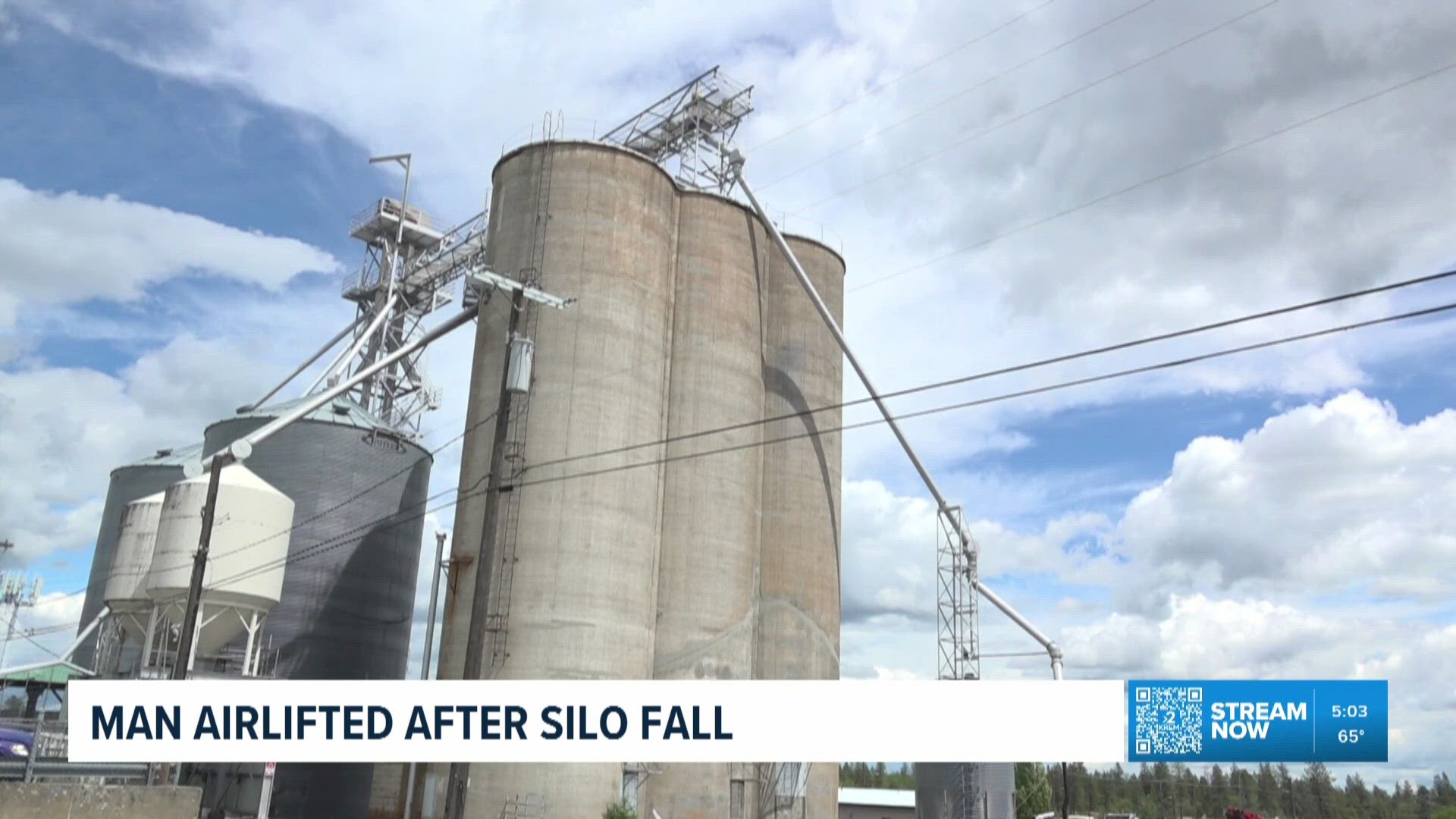 EWU student airlifted after fall from a grain silo Friday morning ...