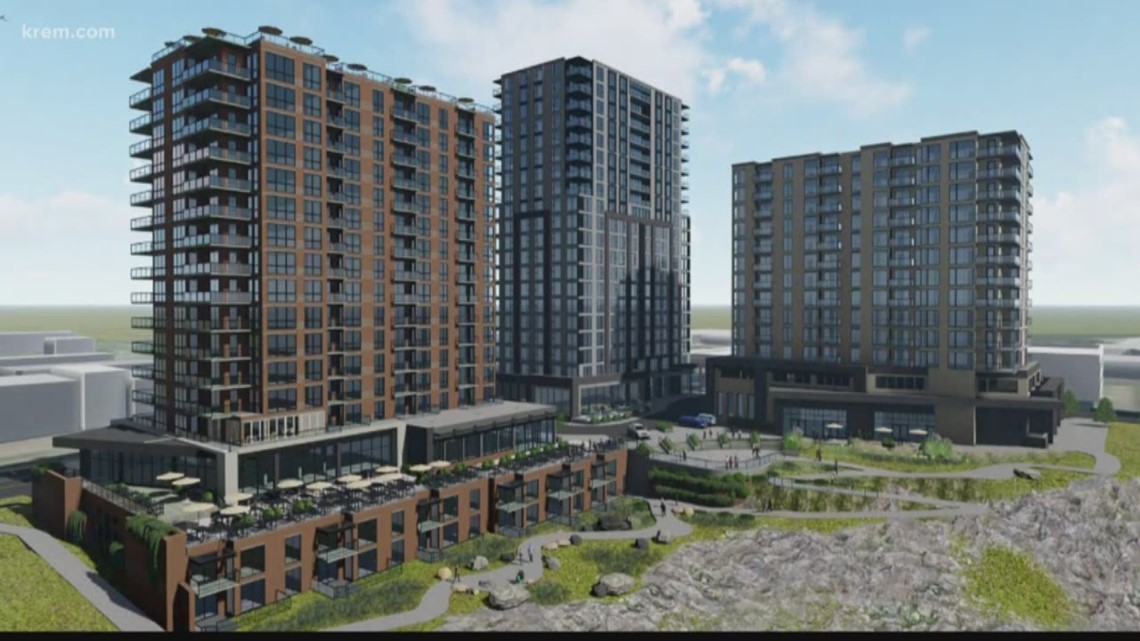 New design plans filed for The Falls Tower project in Spokane show ...