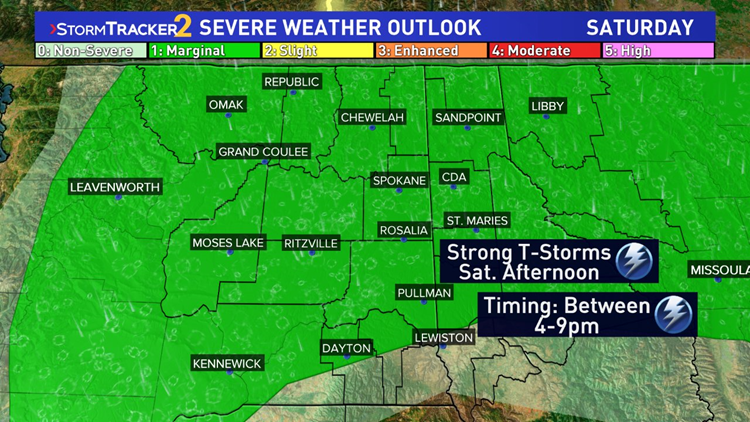 90 degrees and strong storms for Spokane this Saturday | krem.com