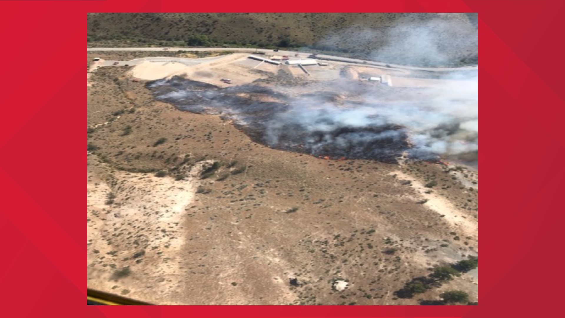 Gun Range Fire burning about 100 acres near Wenatchee | krem.com