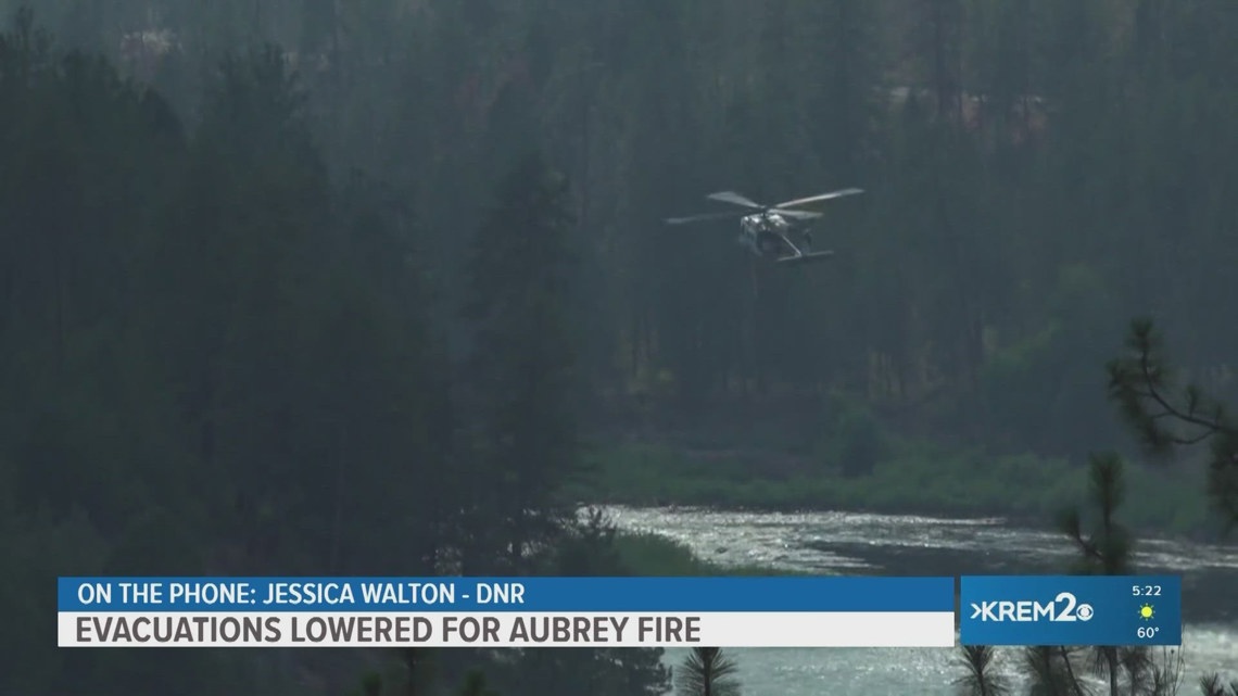 DNR spokesperson gives update on Aubrey Fire near Riverside State Park | krem.com