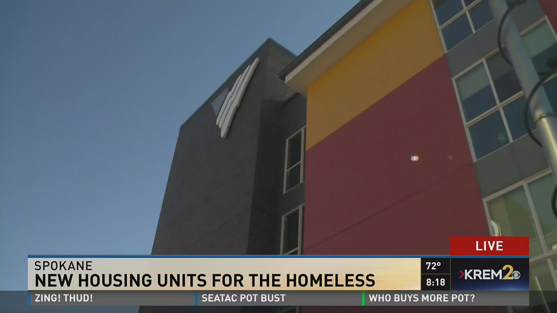 New housing units for the homeless open in Spokane | krem.com