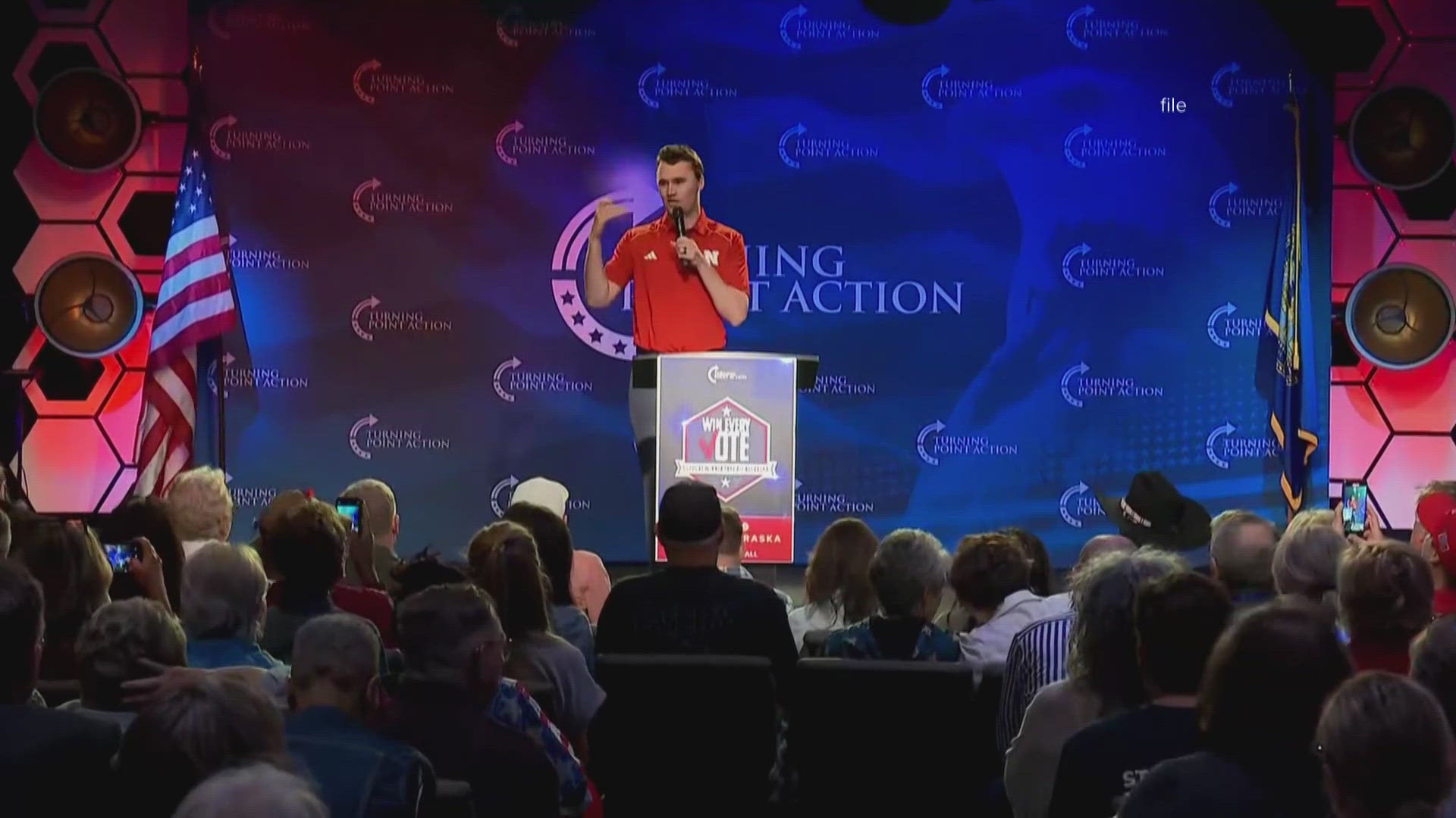 Conservative activist Charlie Kirk shot at event in Utah, spokesperson ...