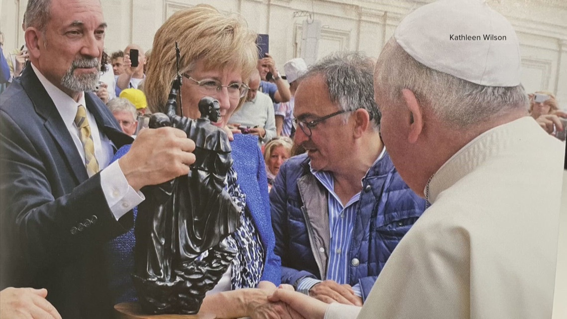 A Spokane tie to Pope Francis: Artist creates statuette for late Pope ...