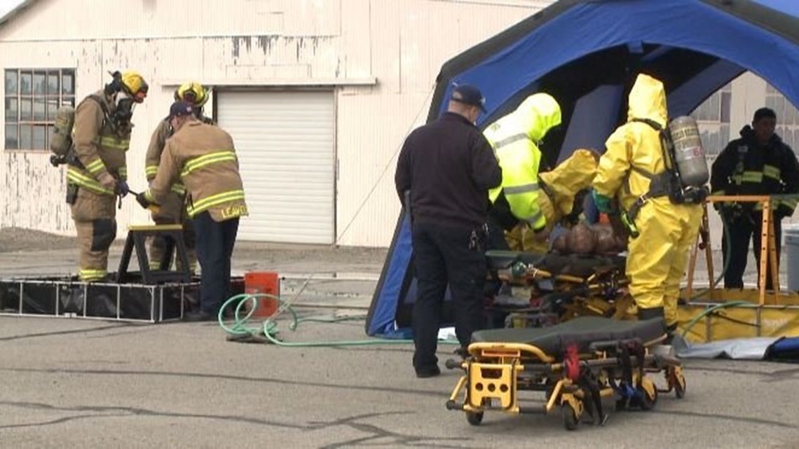 Local firefighters prepare for potential hazardous materials incidents ...