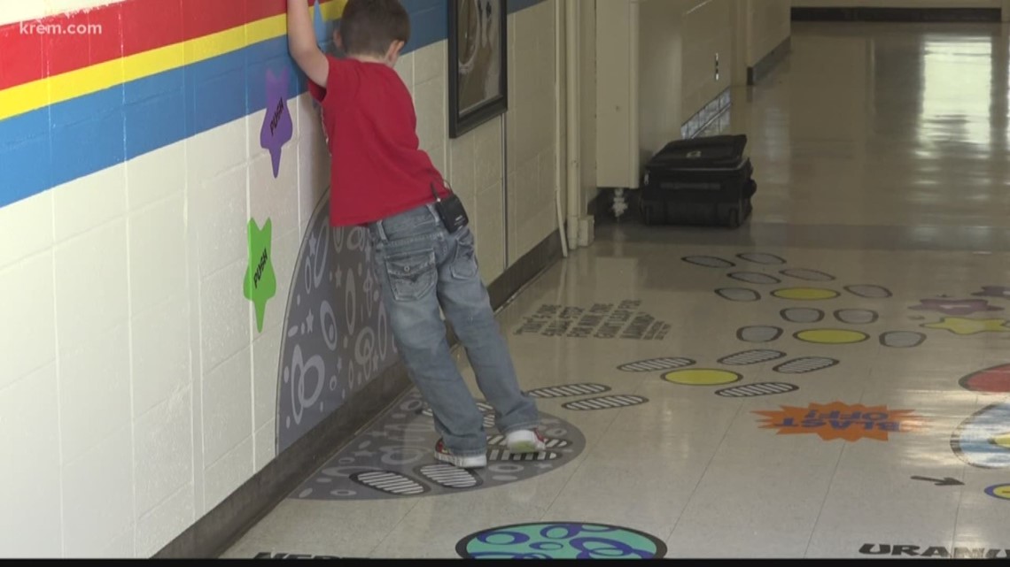 Sensory pathway helps Spokane elementary students focus | krem.com