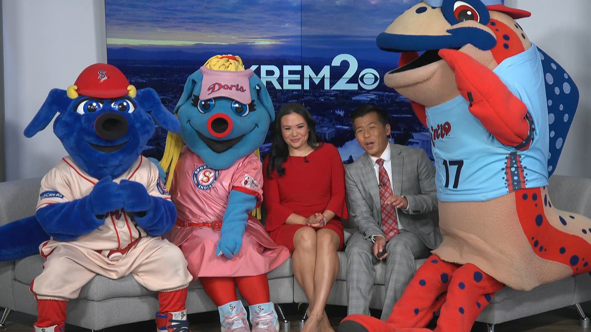 Spokane Indians mascots celebrate National Mascot Day | krem.com