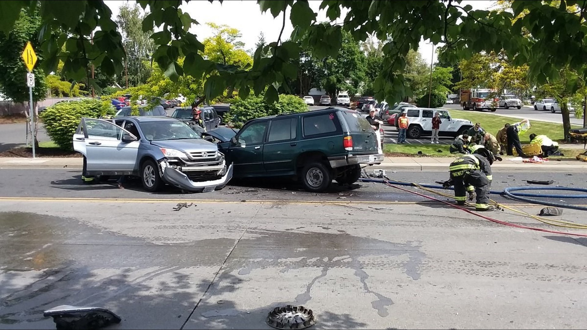 South Ash Street reopens hours after hit-and-run crash, police chase ...