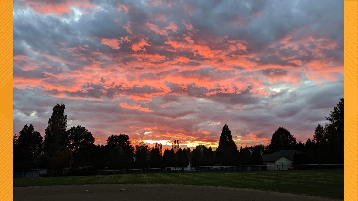 Gallery: Shots of the dazzling Inland Northwest sunset Friday | krem.com