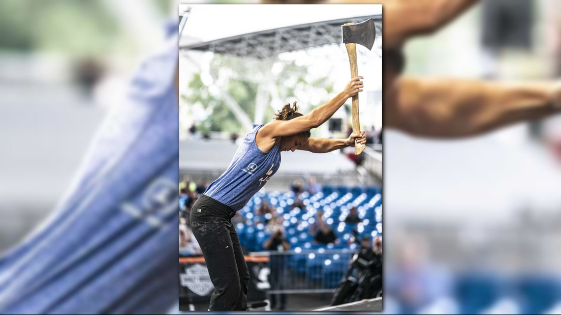 Spokane lumberjill athlete takes first place at Timbersports ...