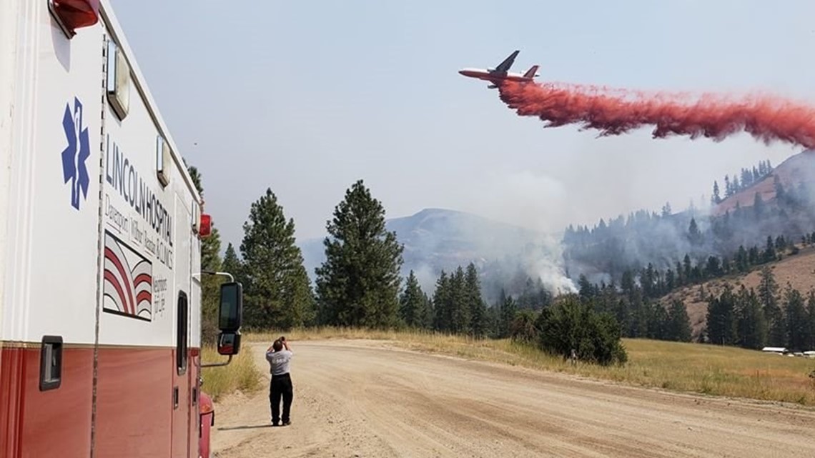 Level 2 and 3 evacuations still issued for Angel Springs Fire burning ...