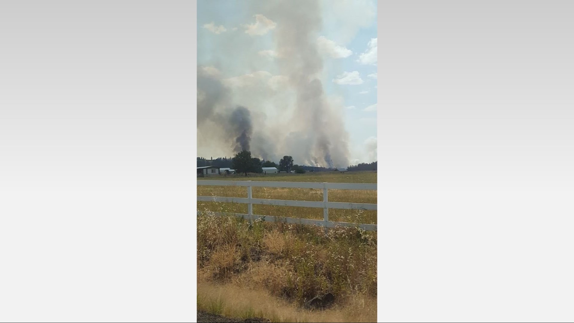 PHOTOS: Silver Lake fire burning along I-90 near Cheney | krem.com