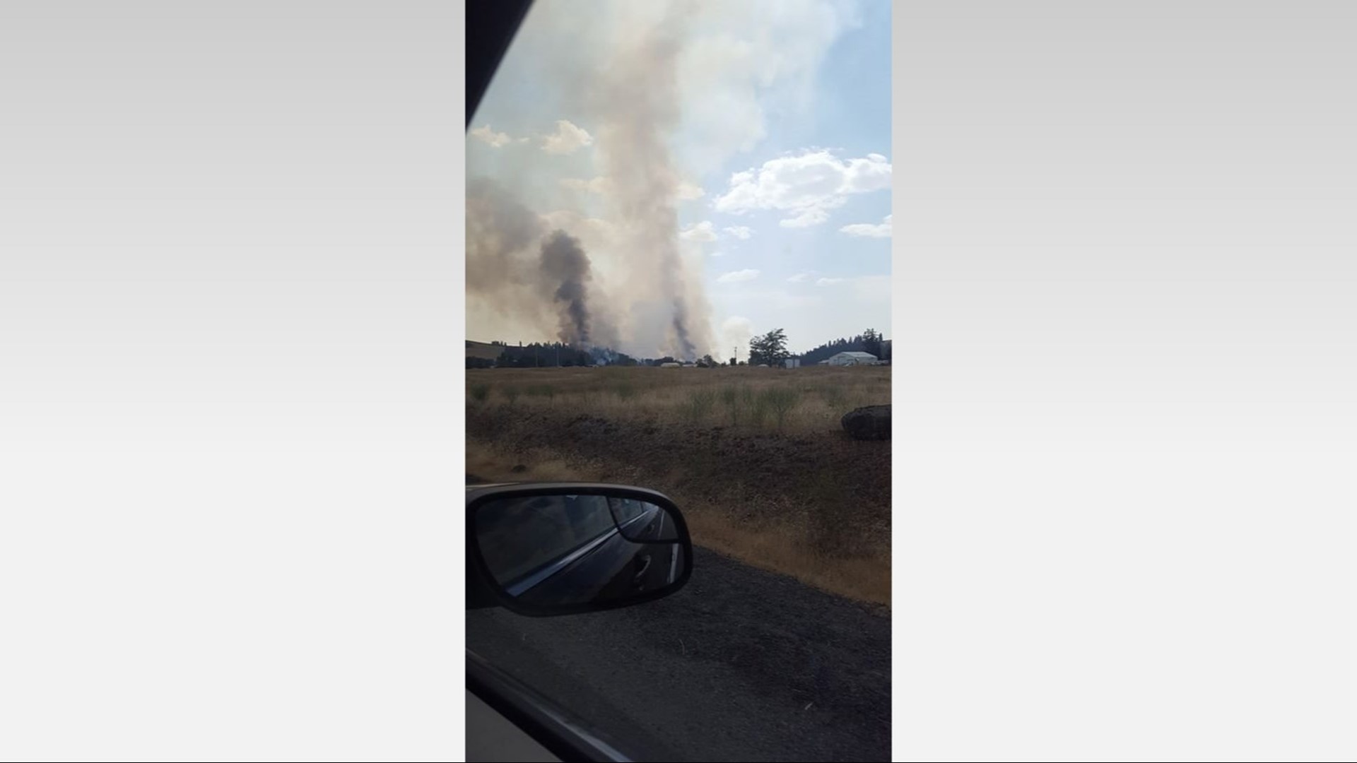 PHOTOS: Silver Lake fire burning along I-90 near Cheney | krem.com