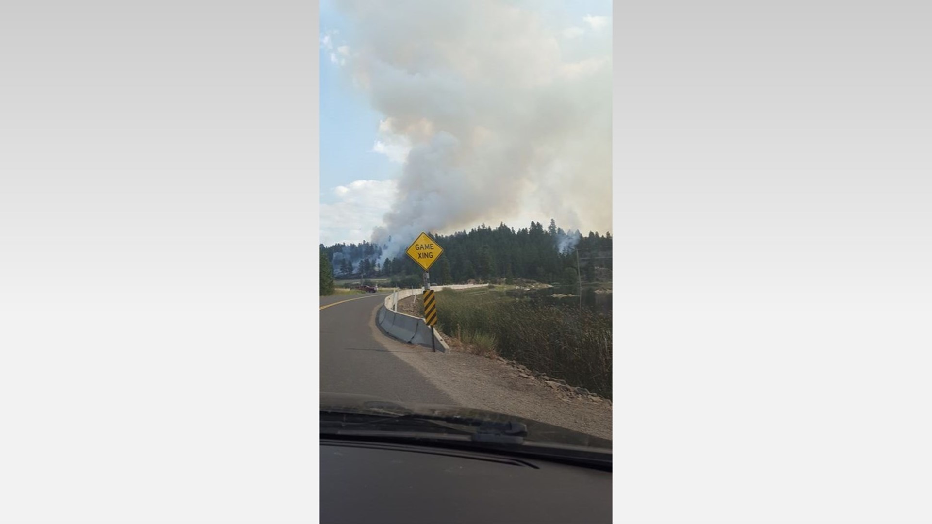 PHOTOS: Silver Lake fire burning along I-90 near Cheney | krem.com