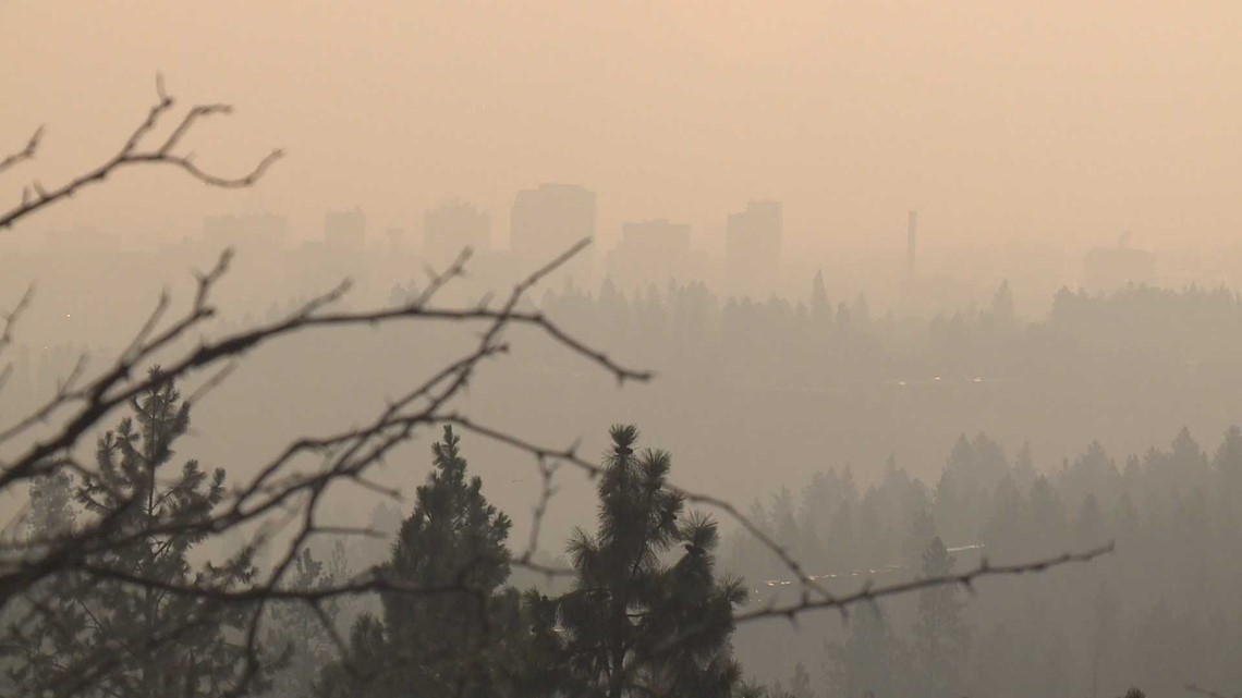California wildfire smoke may affect Spokane air quality | krem.com