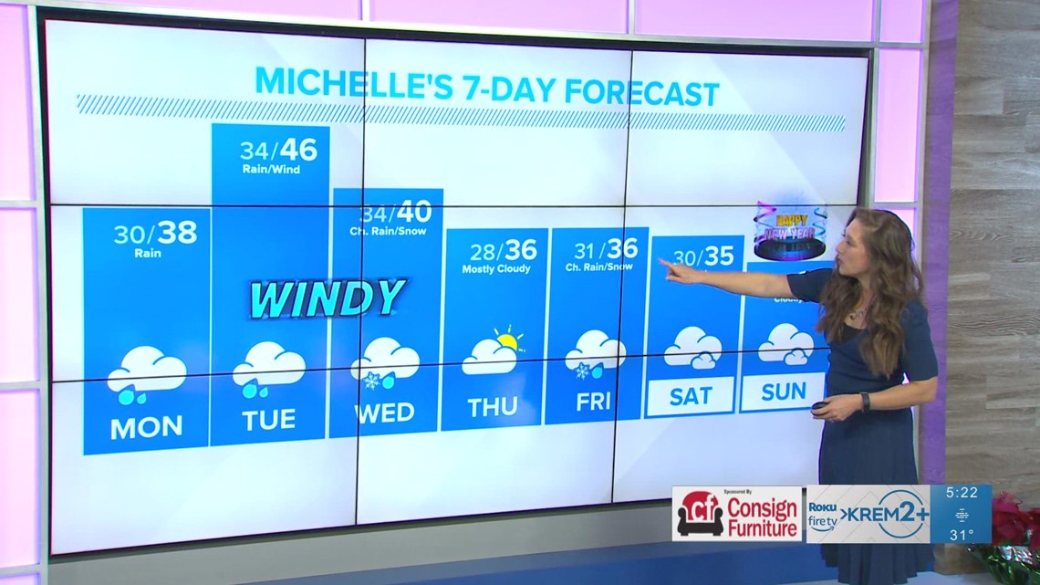 Water flowing over top of Grand Coulee Dam | krem.com