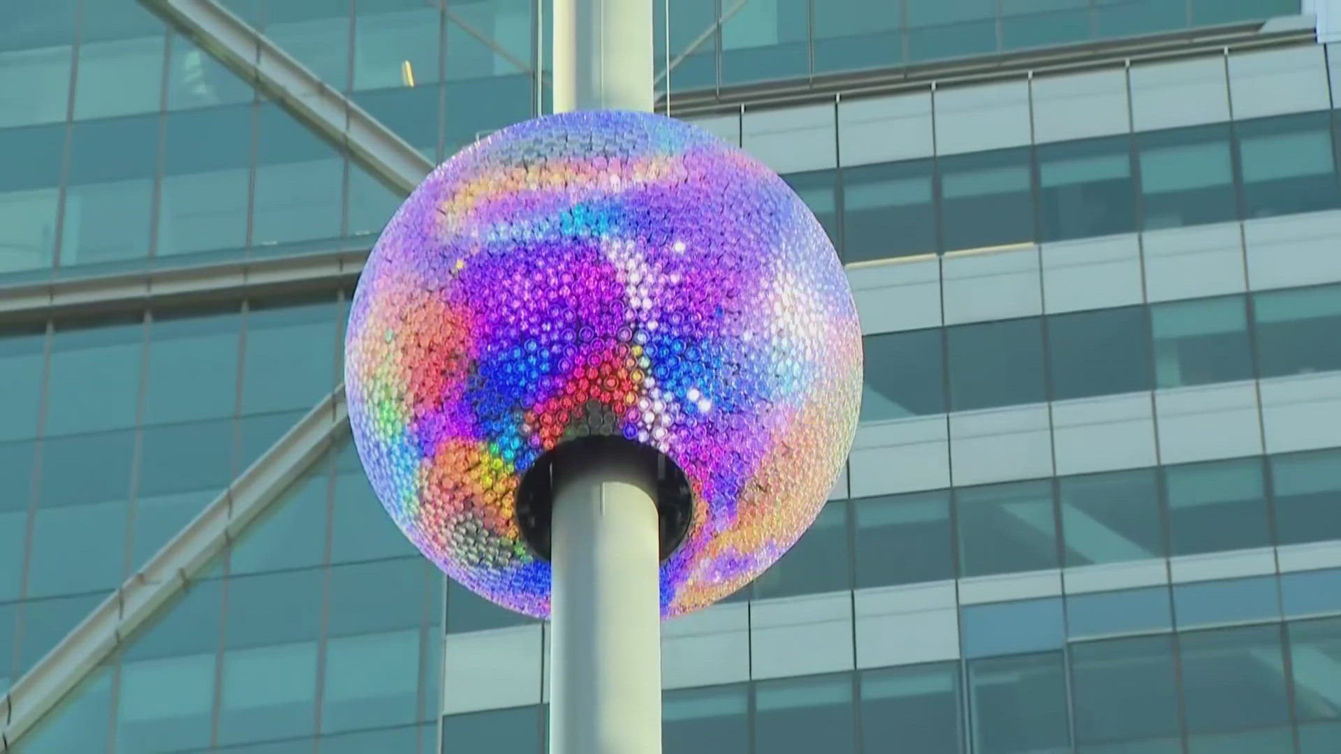 Taking a first look at the new Times Square New Year's Eve Ball | krem.com