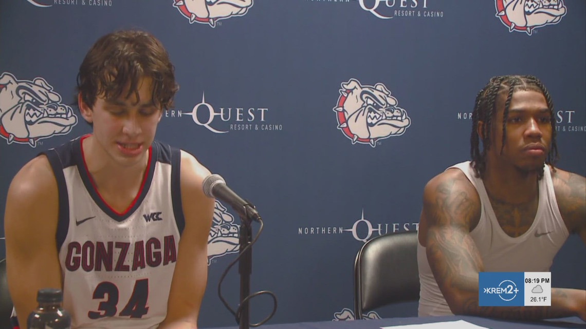 Gonzaga men's basketball vs Loyola Marymount post game press conference ...