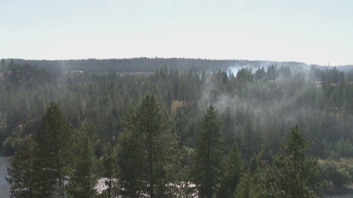 Level 3 evacuations issued for areas near TJ Meenach Bridge due to fires that were intentionally ...