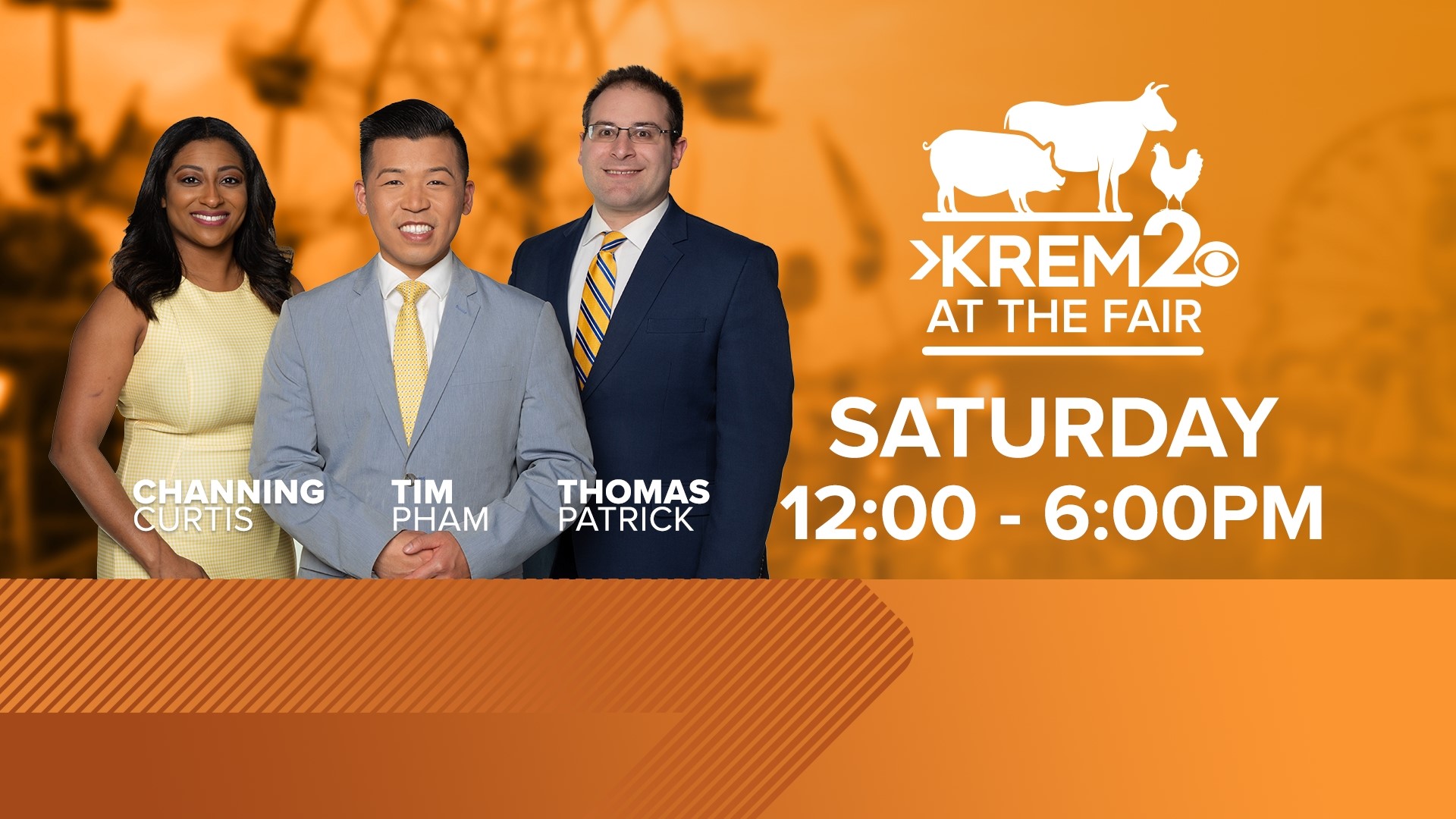 Here's how and when you can meet the KREM 2 team at the 2023 Spokane County Interstate Fair ...