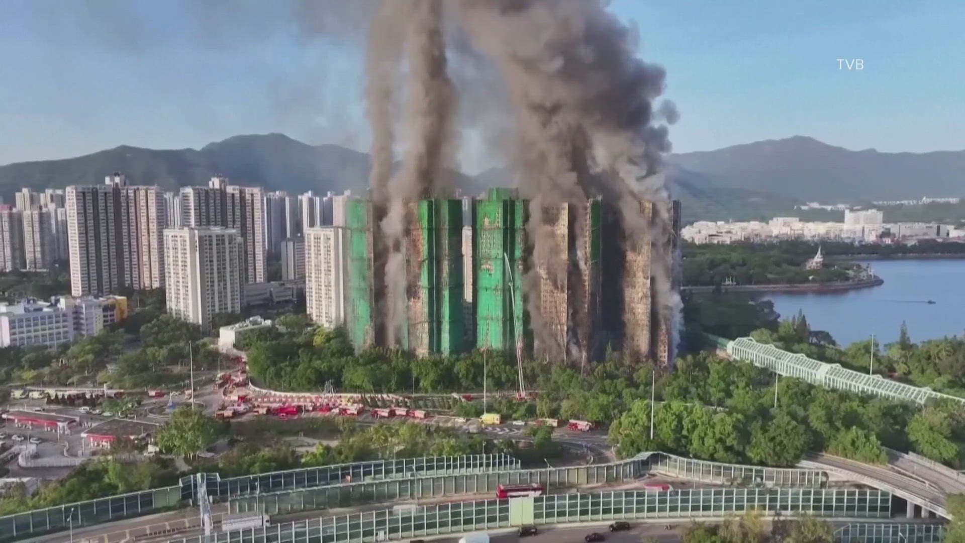 3 arrested in Hong Kong, as a high-rise fire leaves at least 44 dead and 279 reported missing ...