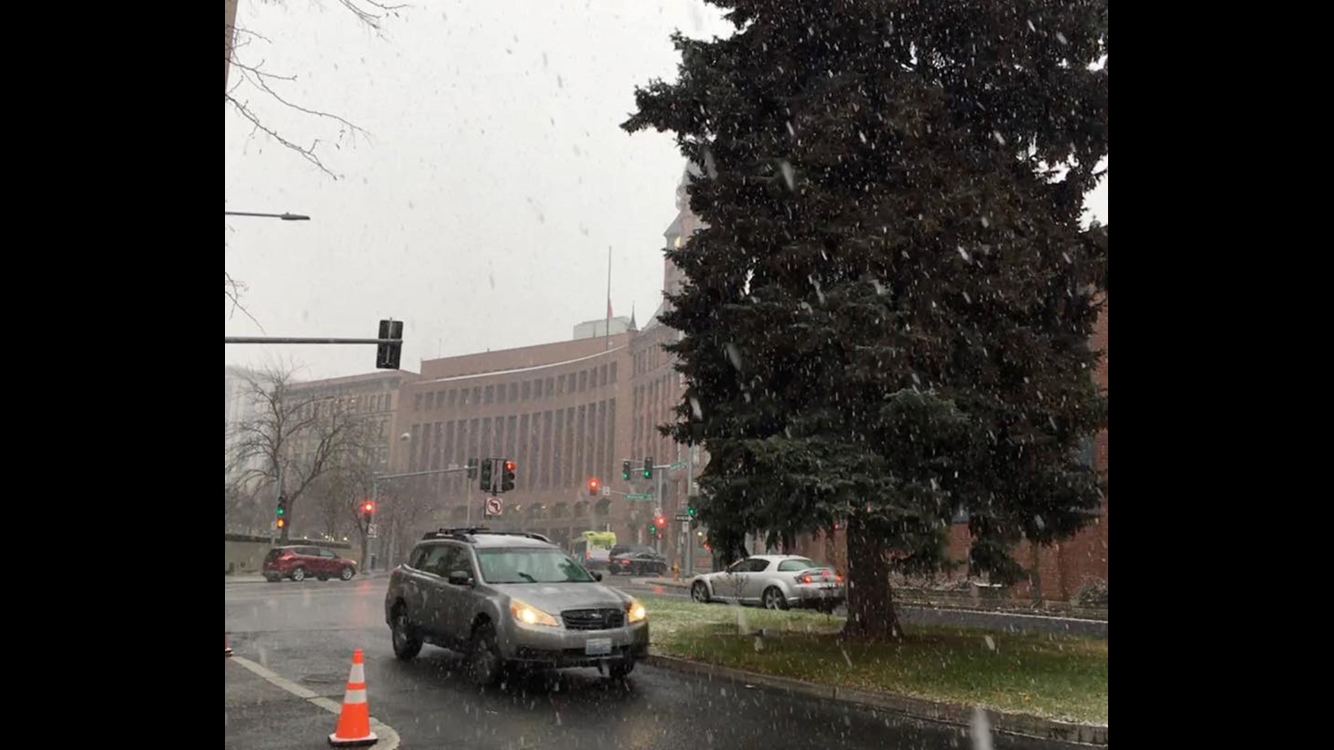 First snowfall in Spokane, parts of Inland Northwest | krem.com
