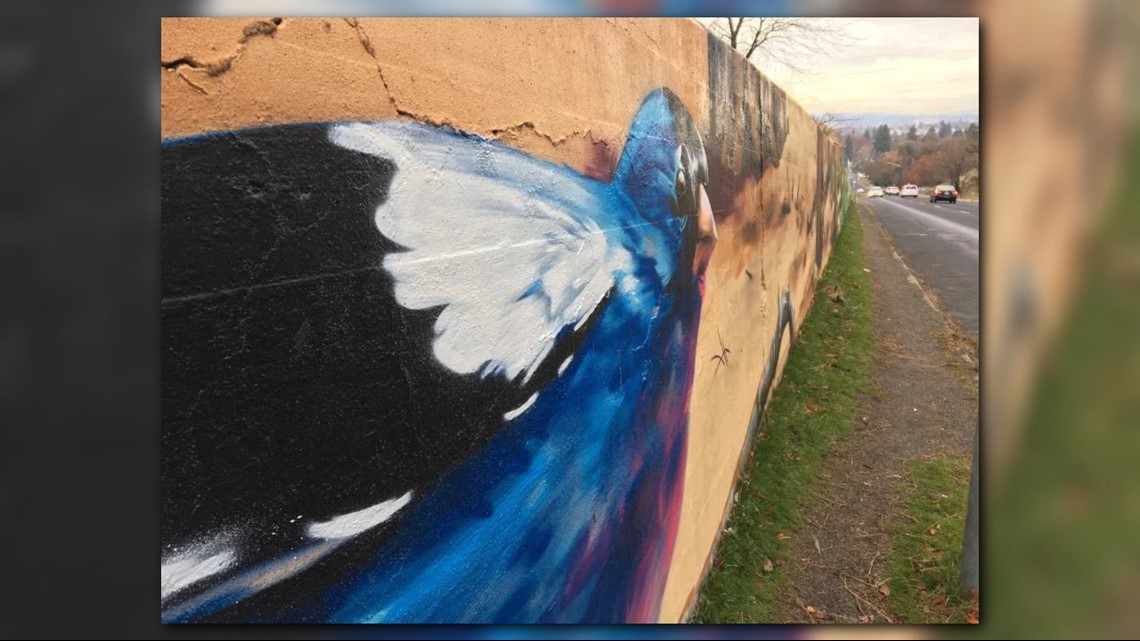 Spokane artist's mural helps family heal after man's death | krem.com