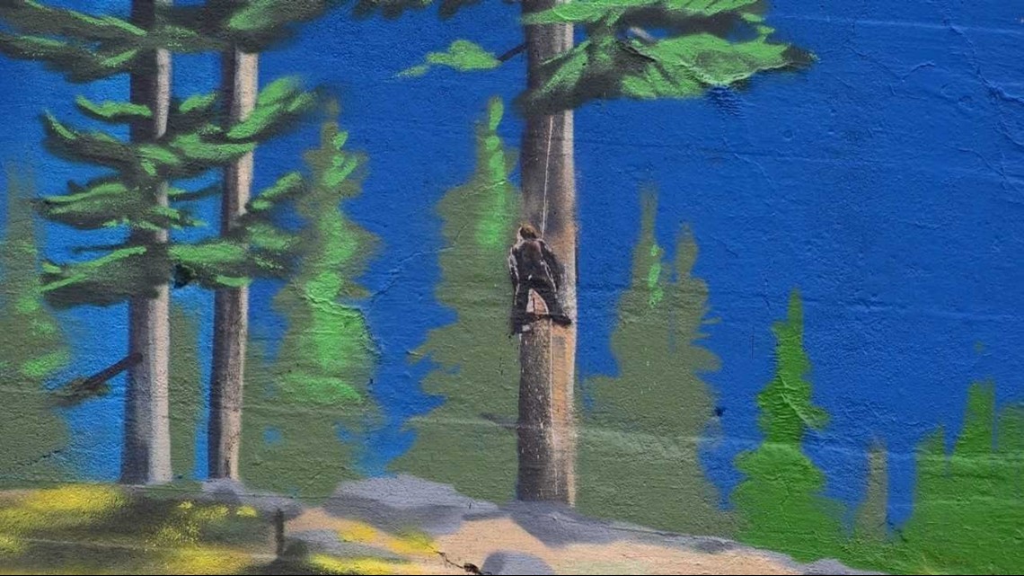 Spokane artist's mural helps family heal after man's death | krem.com