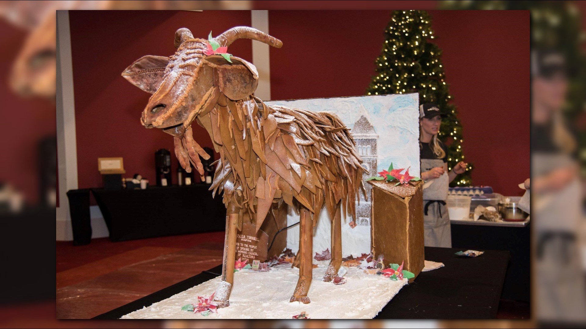 Gingerbread garbage goat has same functions as Riverfront Park ...