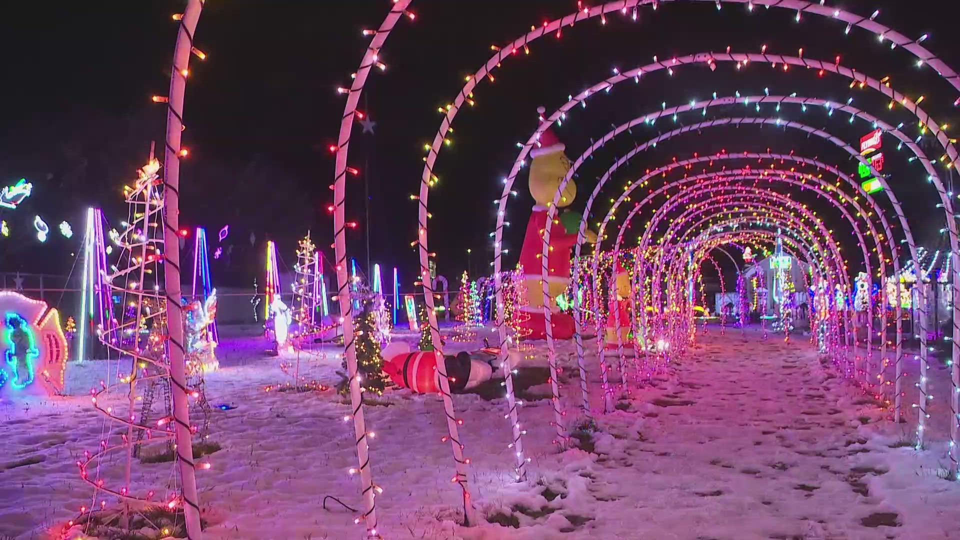 Light display in Post Falls spreading holiday cheer | krem.com