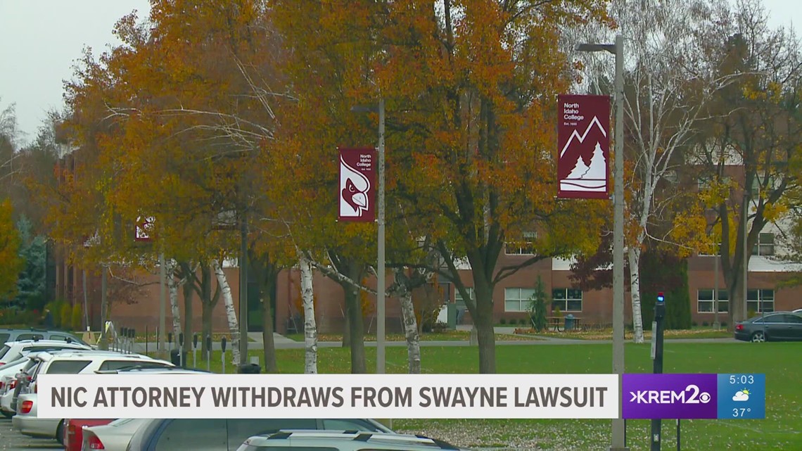North Idaho College attorney withdraws from Swayne lawsuit | krem.com