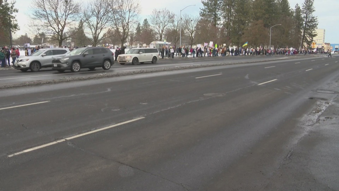 ICE protests take place across the Pacific Northwest over the weekend ...