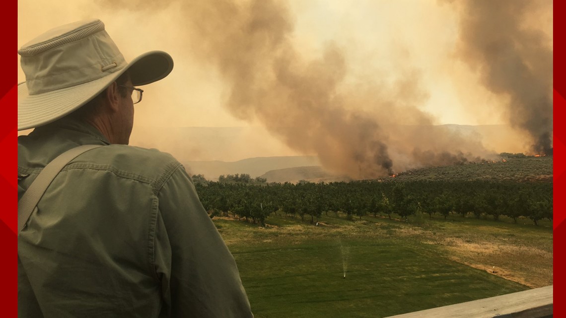 Grant County wildfire 85 percent contained, cause under investigation ...