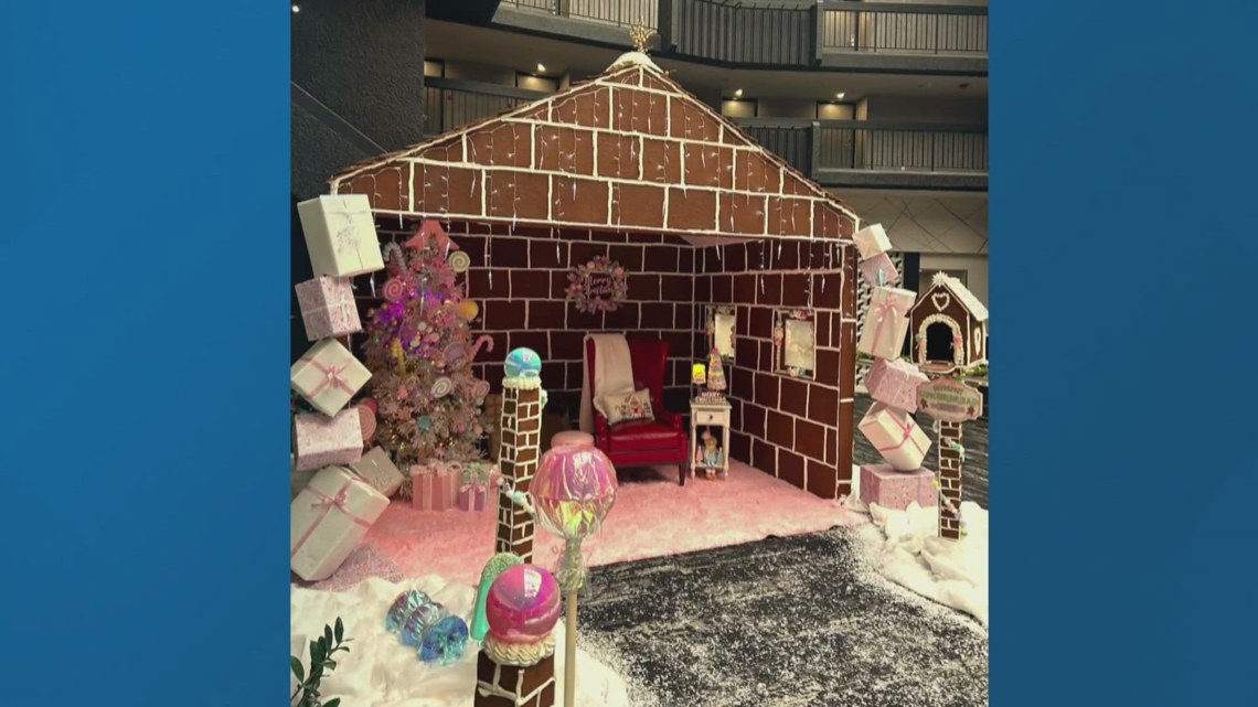 Check out the largest gingerbread house in Washington State at Spokane ...