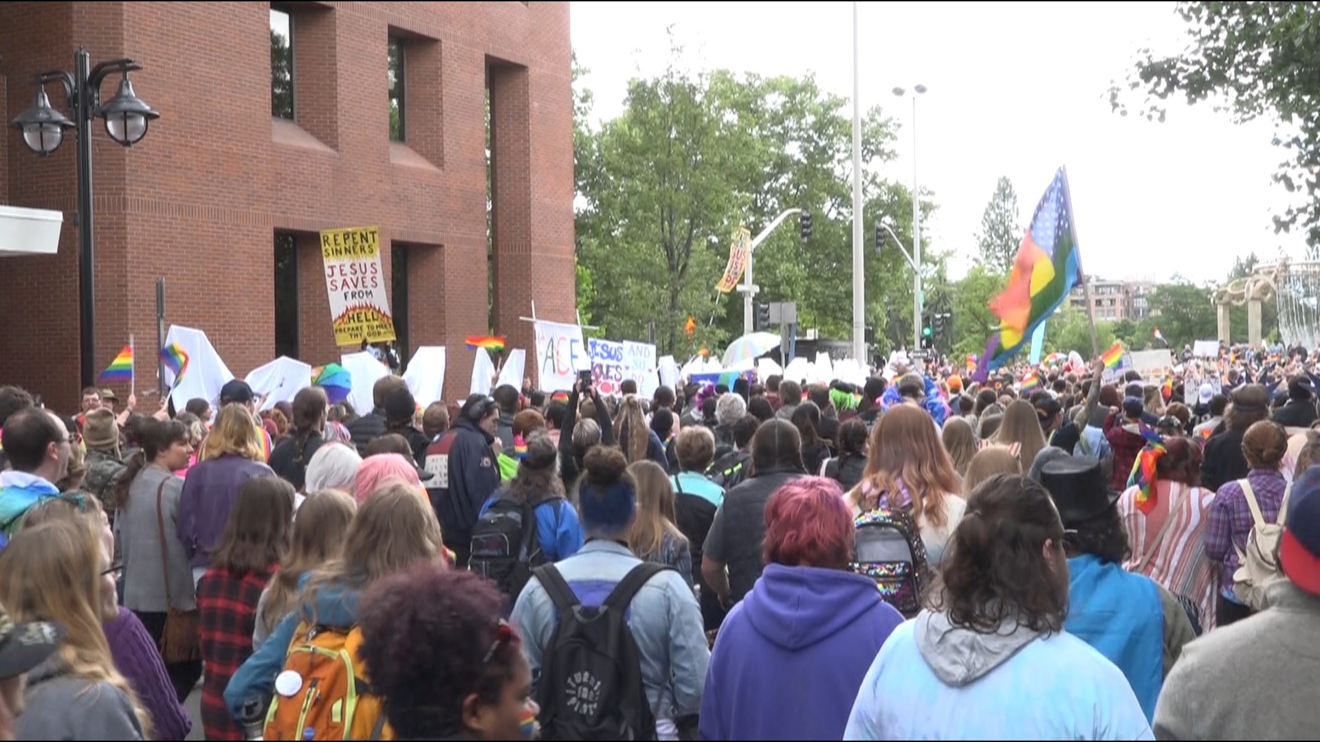Thousands celebrate 2019 Spokane Pride | krem.com