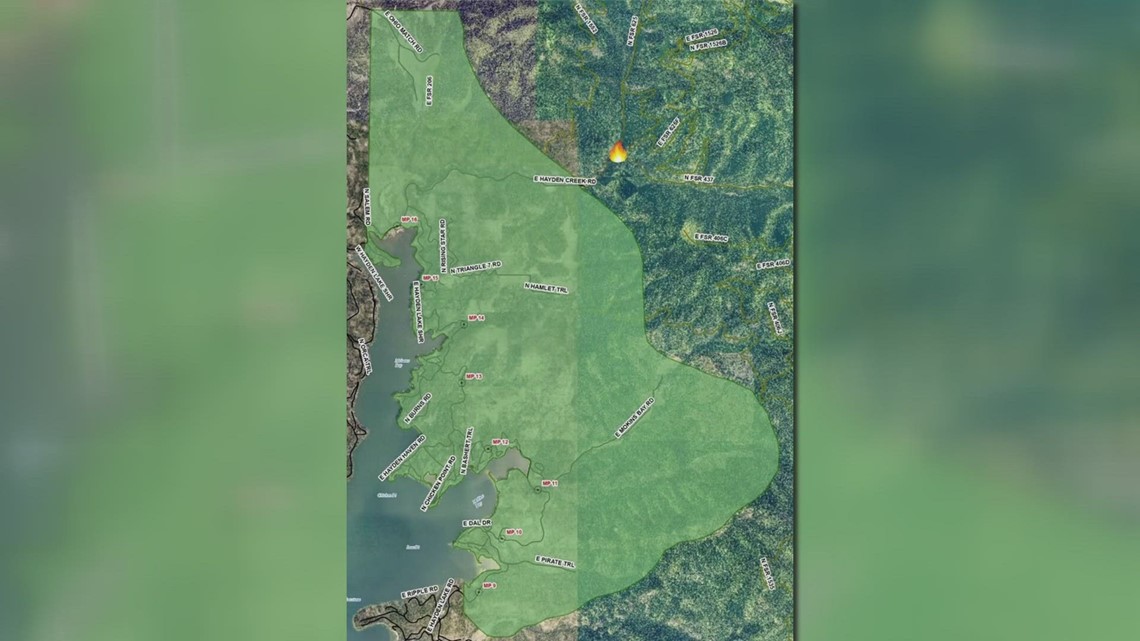 Ridge Creek fire update | krem.com