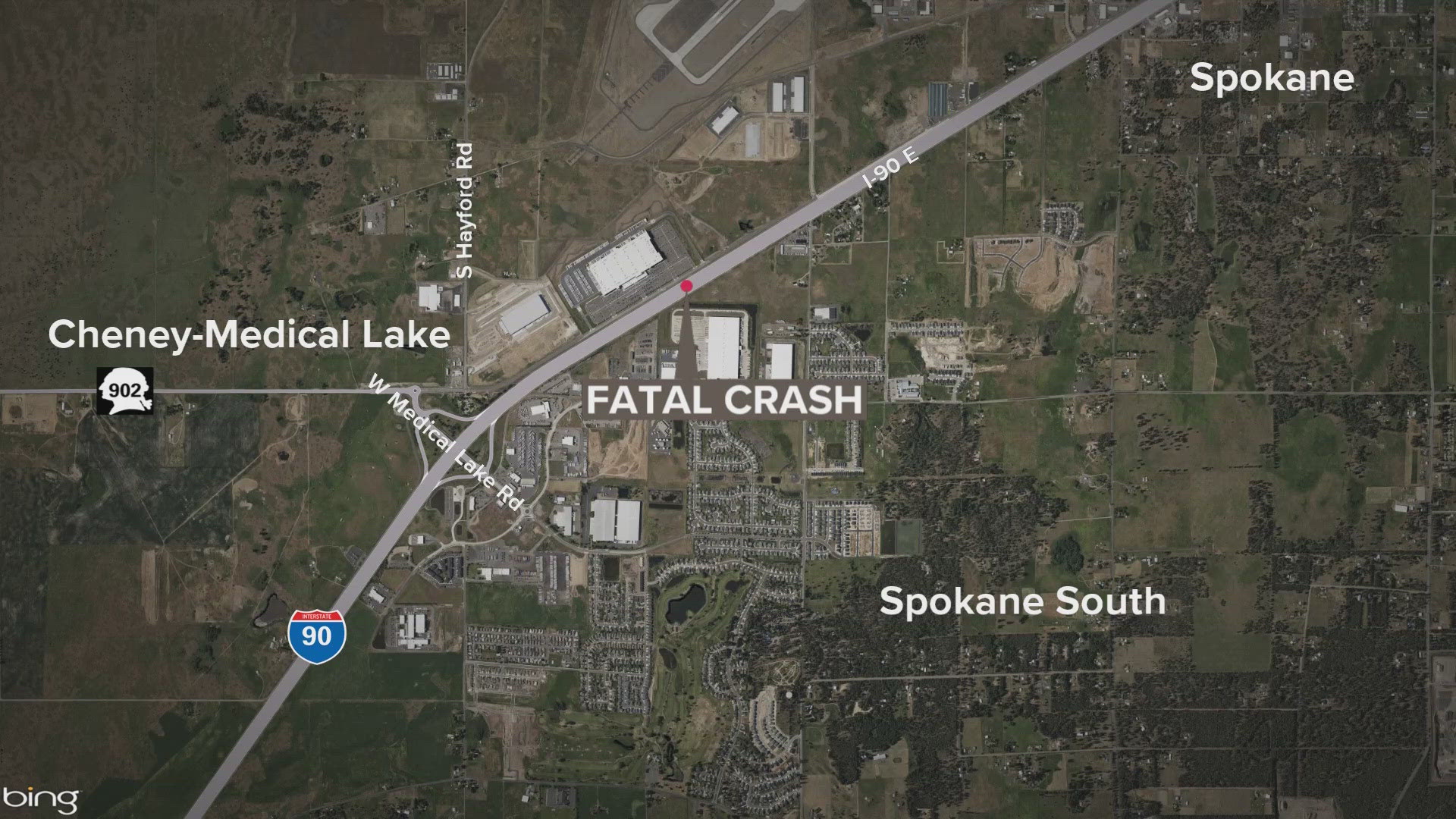 Wrong-way crash on I-90 near Spokane Amazon leaves one dead, two ...