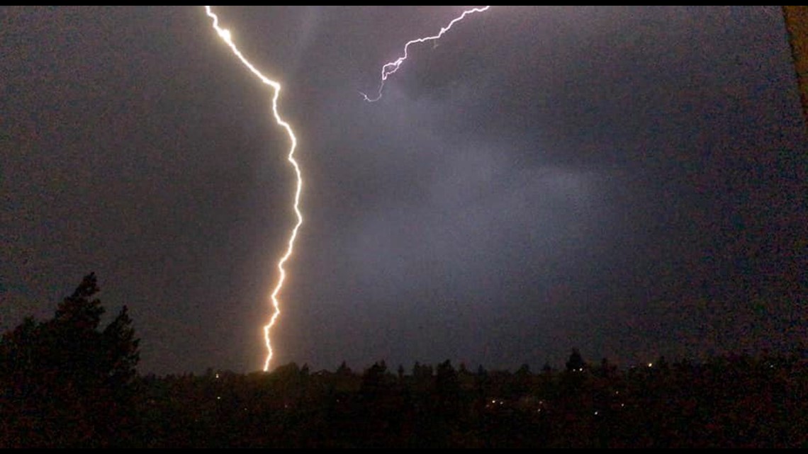 Nearly 3,500 lightning strikes recorded during Inland NW thunderstorm ...