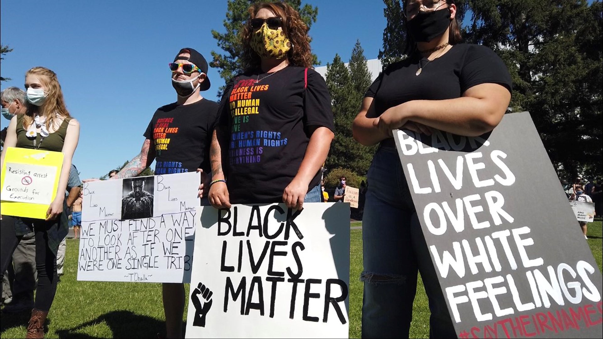 Biggest Takeaways: Protesters march in downtown Spokane for Jacob Blake ...