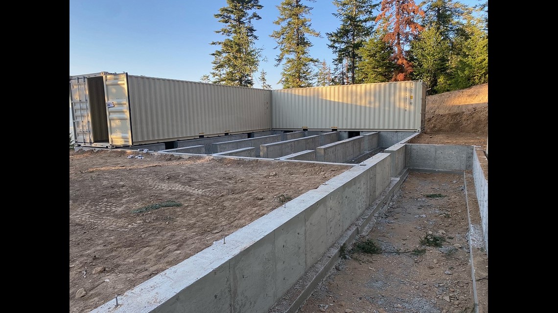 North Idaho man builds home out of shipping containers | krem.com