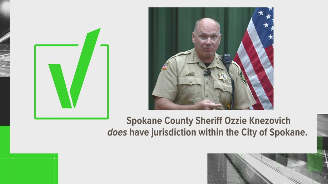 Yes, the Spokane County Sheriff does have jurisdiction in the City of ...