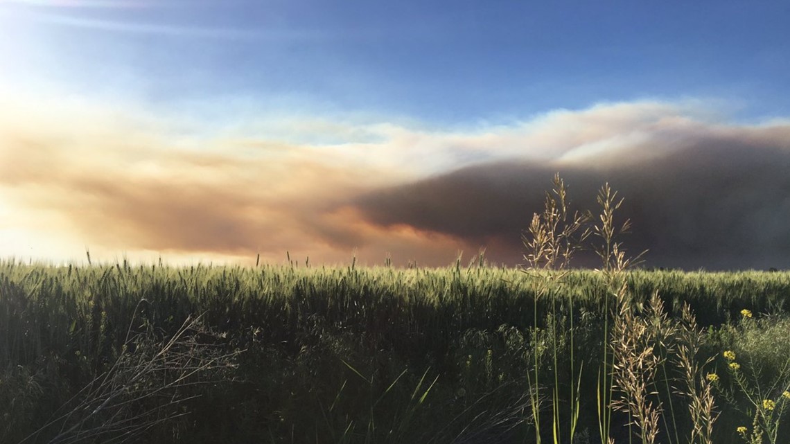 Grant County wildfire 85 percent contained, cause under investigation ...