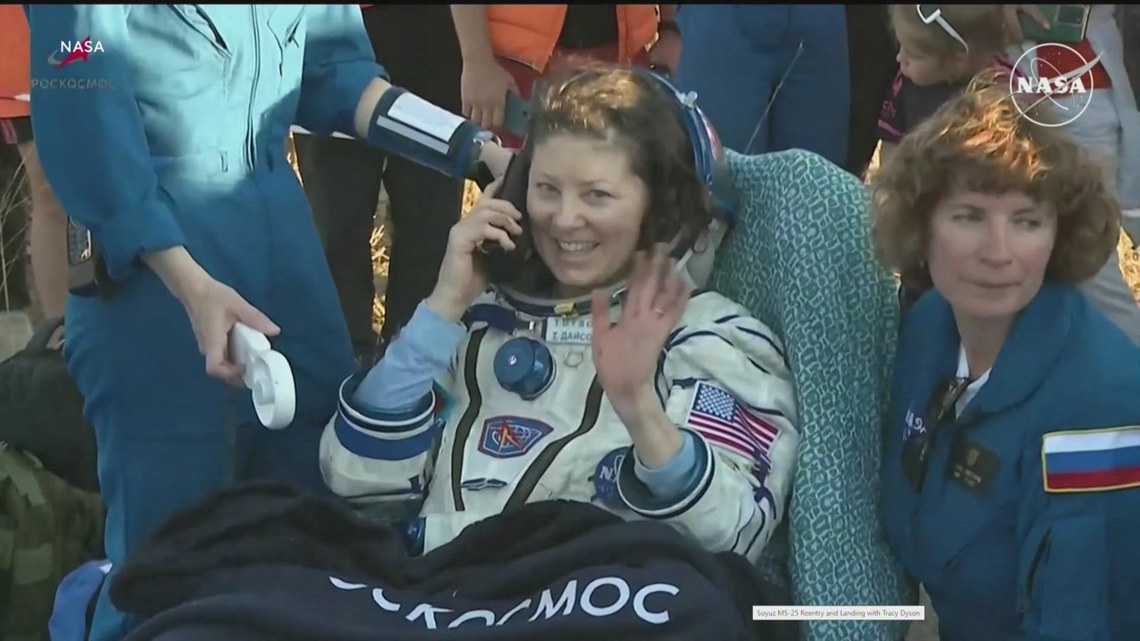 NASA astronaut back home after stay on the International Space Station ...