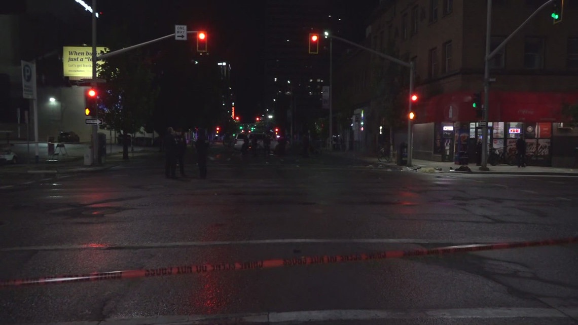 Two people sent to hospital after downtown shooting during Torchlight ...