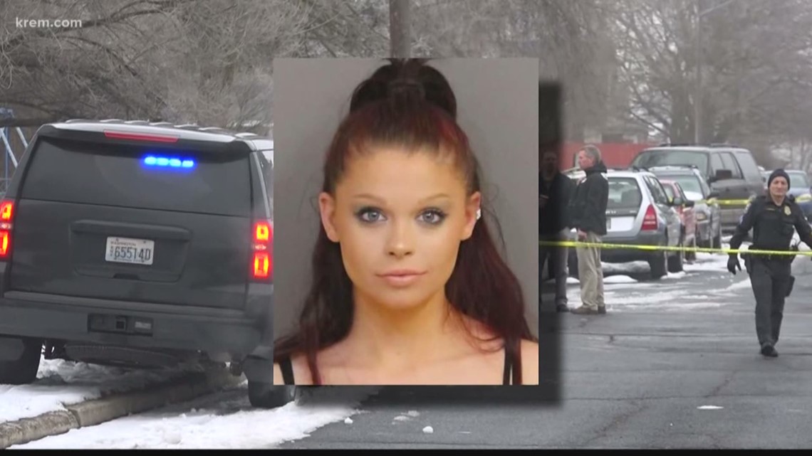 Female suspected arrested in parking lot following deadly Spokane ...