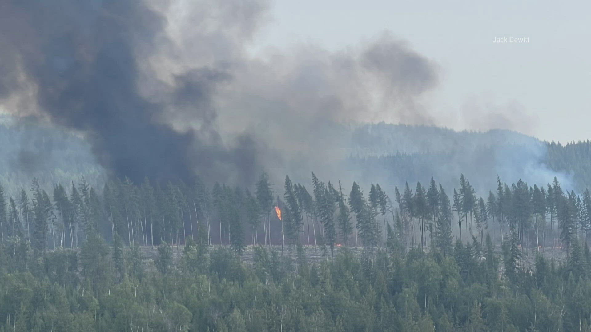 Level 3 (Go Now!) Evacuations ordered for wildfire burning near Athol ...