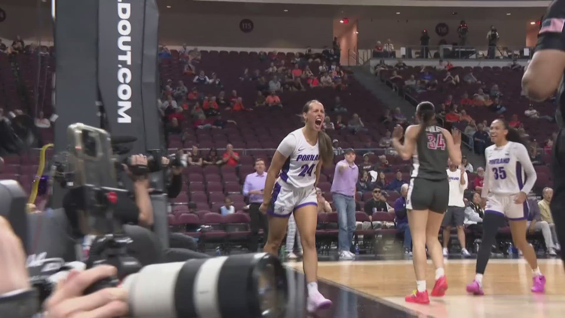 WSU women fall short in WCC semifinals against Portland Pilots | krem.com
